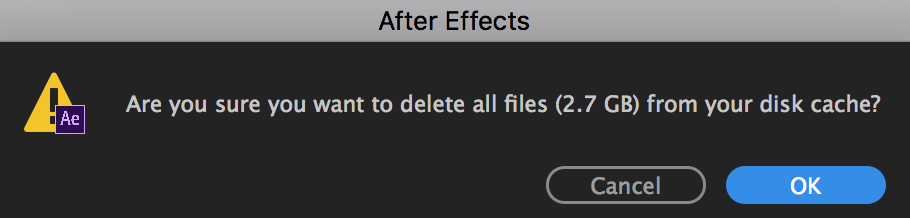 Unable To Allocate Memory Error After Effects